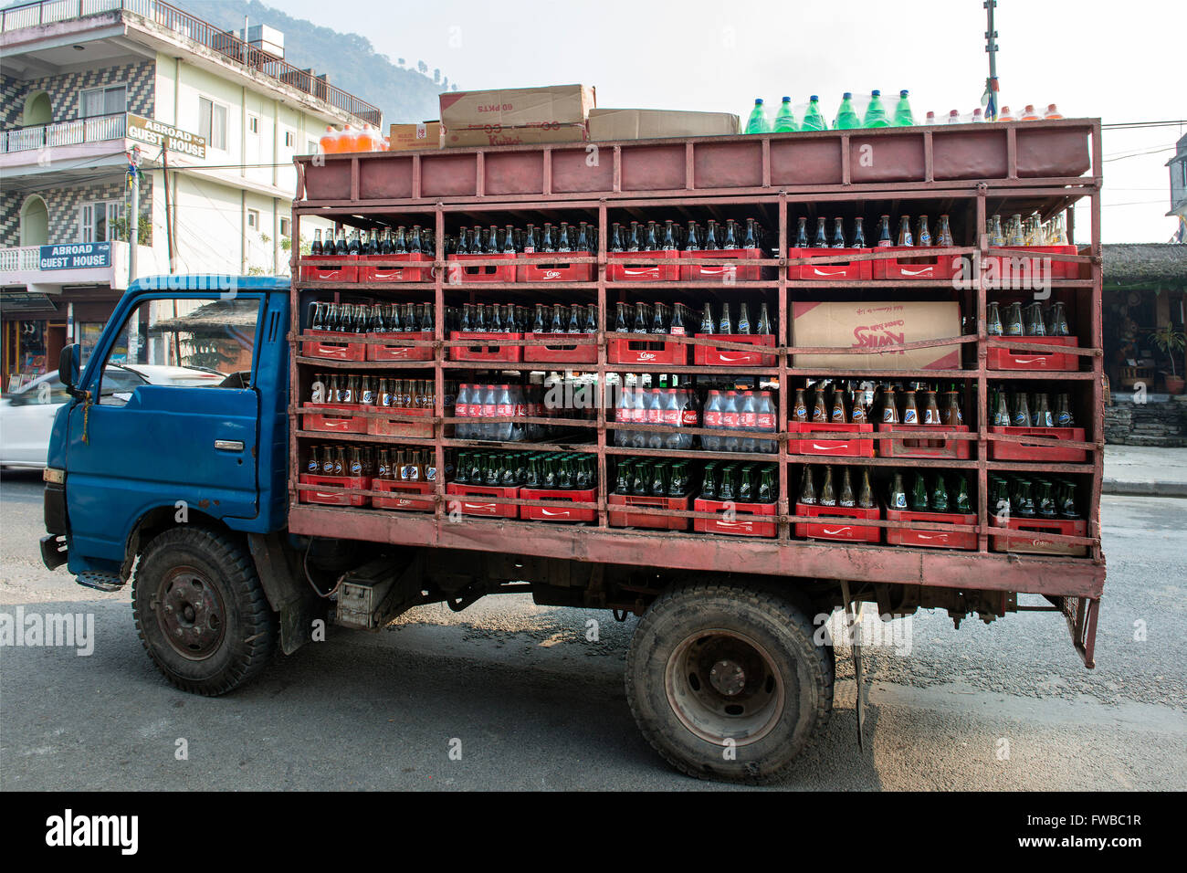 Coca cola truck nepal hi-res stock photography and images - Alamy