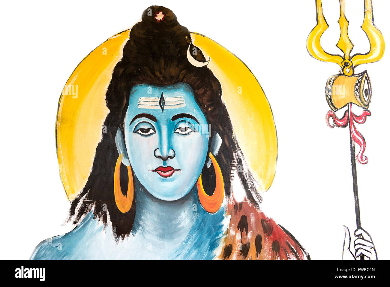 Nepal, Pokhara, Painting Stock Photo - Alamy