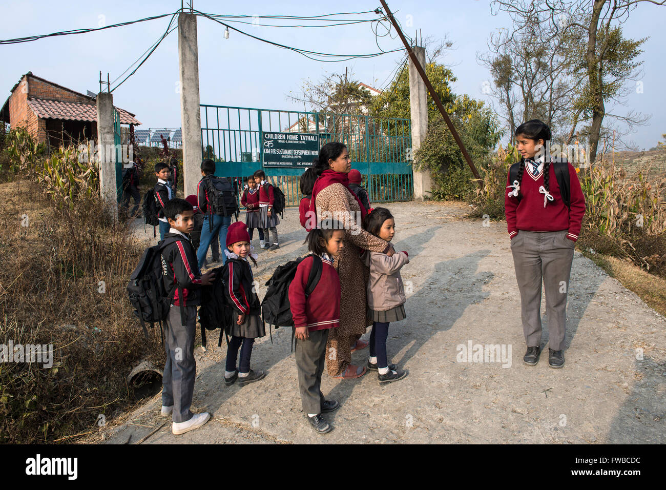 Nepal, Tathali, orphanage Stock Photo - Alamy