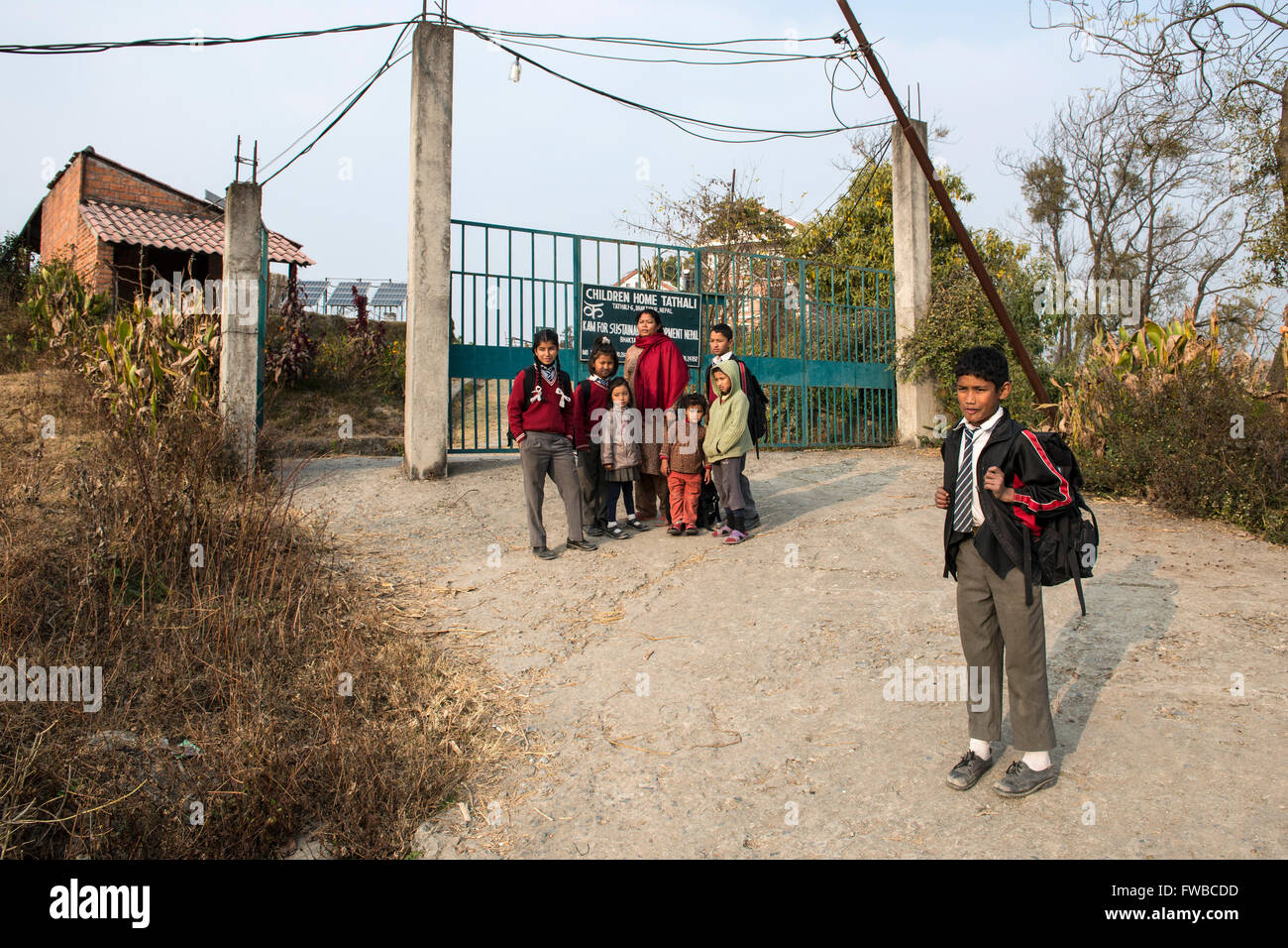 Nepal, Tathali, orphanage Stock Photo - Alamy