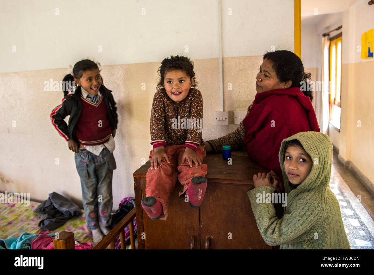 Nepal, Tathali, orphanage Stock Photo - Alamy