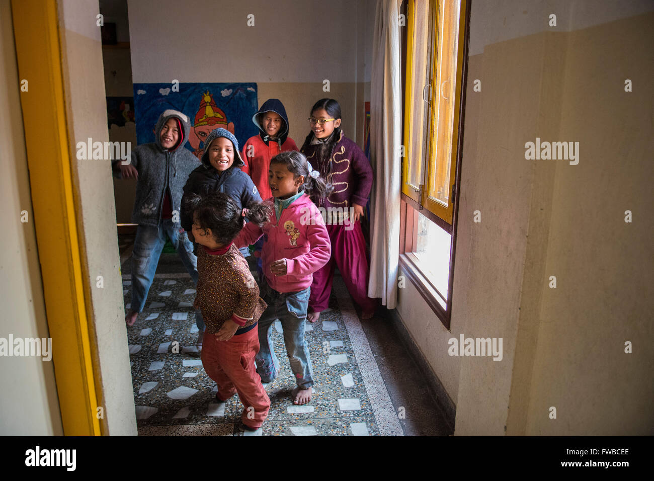Nepal, Tathali, orphanage Stock Photo - Alamy
