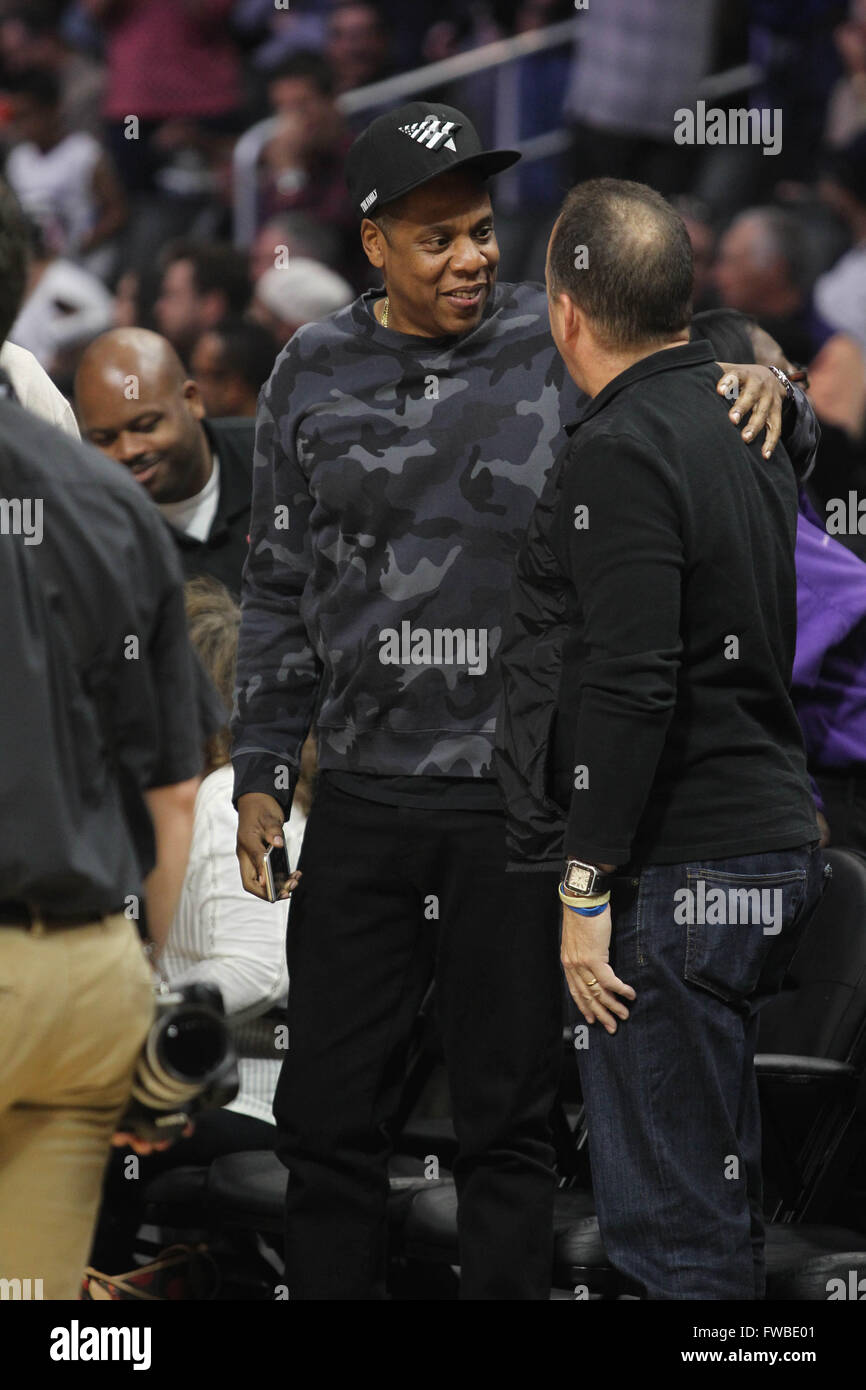 Celebrities at the Los Angeles Clippers game. The Los Angeles Clippers ...
