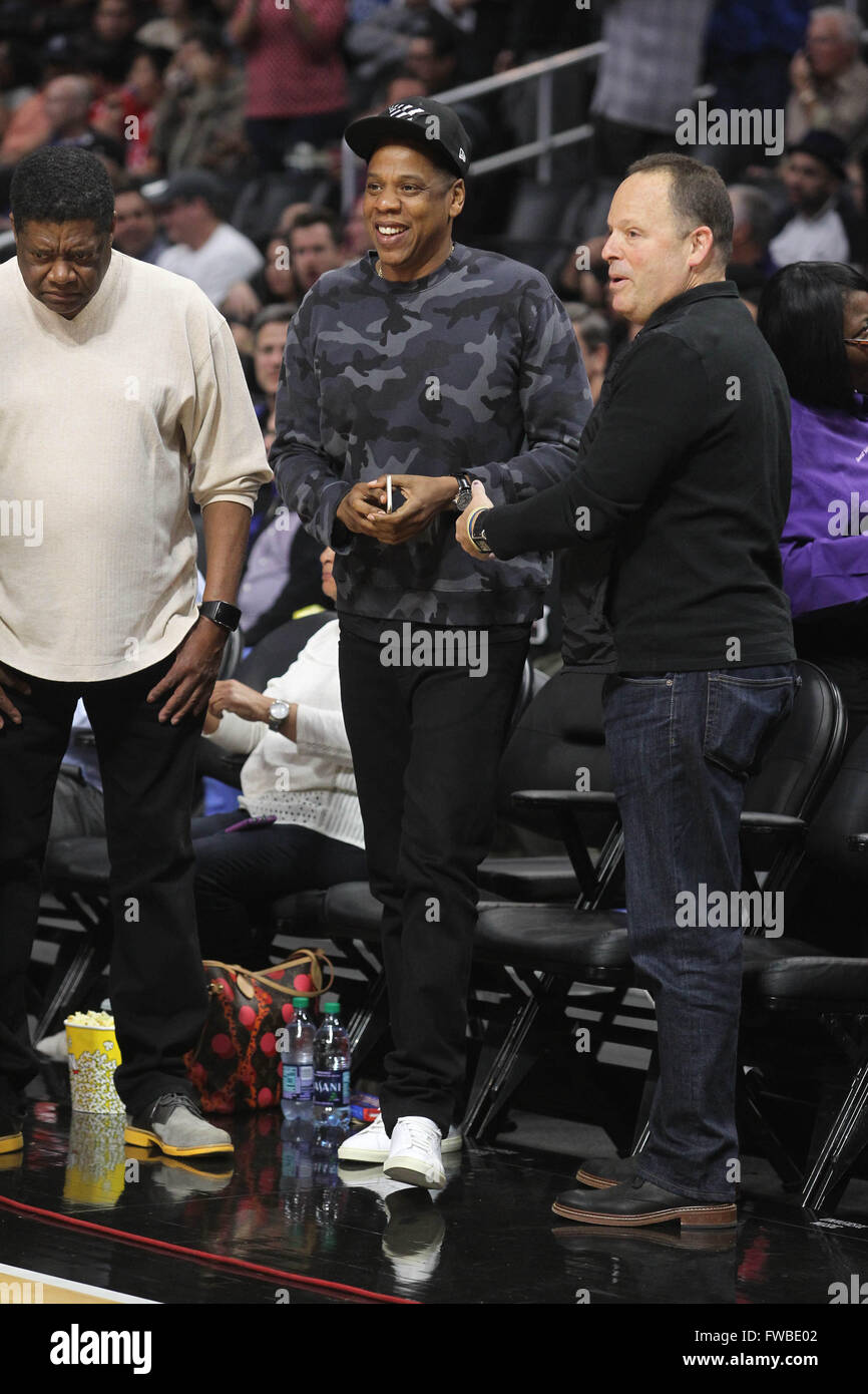 Celebrities at the Los Angeles Clippers game. The Los Angeles Clippers ...