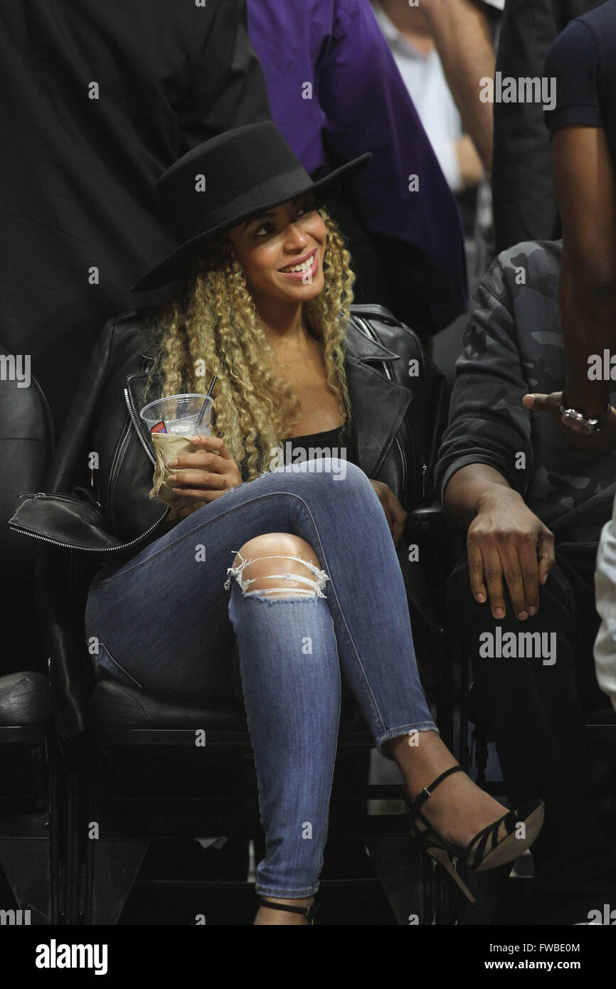 Celebrities at the Los Angeles Clippers game. The Los Angeles Clippers ...