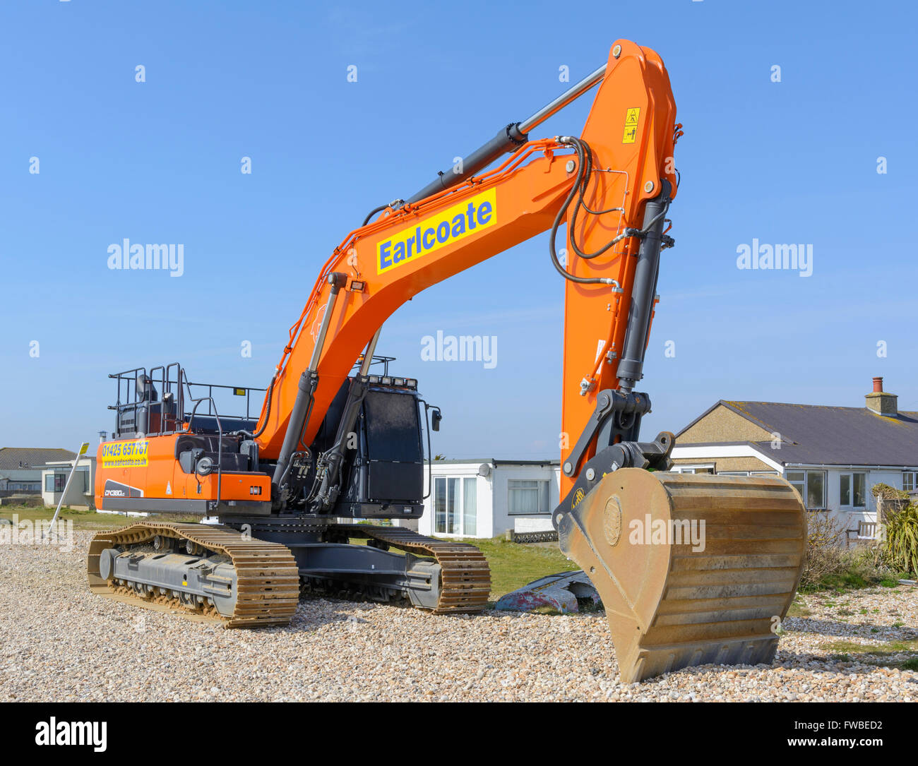 Doosan crawler excavator hi-res stock photography and images - Alamy