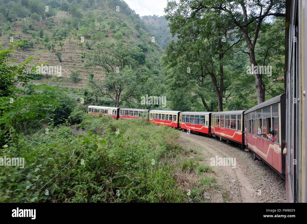 Kalka to Simla Railway, Himachal Pradesh, India Stock Photo - Alamy