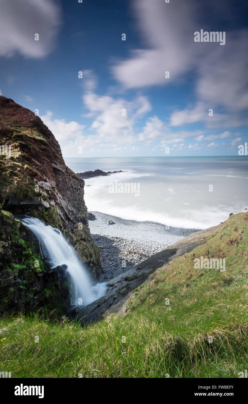 Devon waterfall hi-res stock photography and images - Alamy