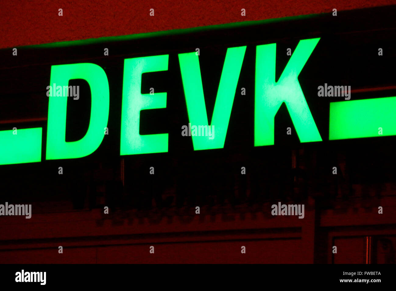 Markennamen: "DEVK", Berlin Stock Photo - Alamy