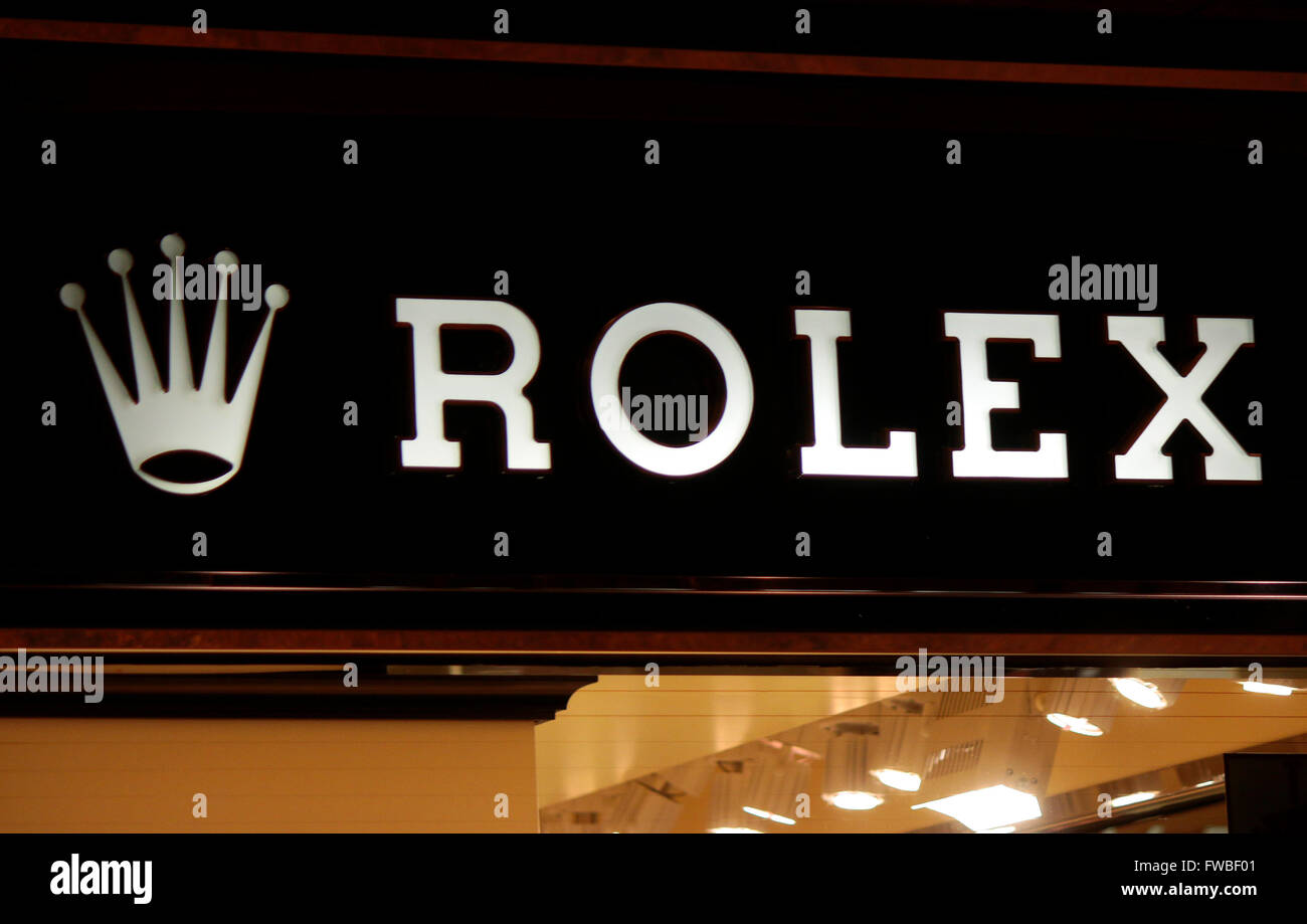 Rolex logo hi-res stock photography and images - Alamy