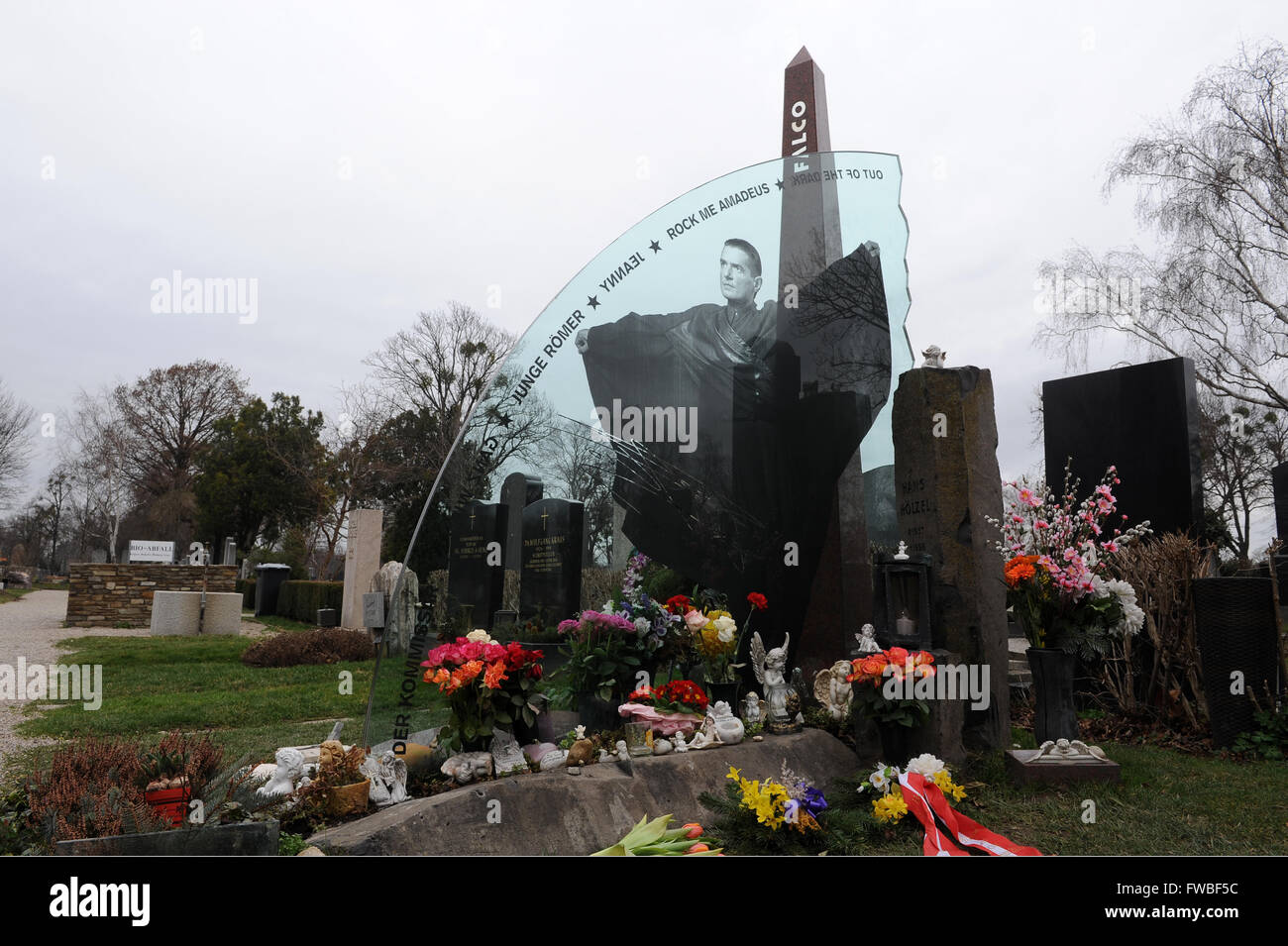 Final resting place for Austrian singer Falco aka Johann Hölzl at ...