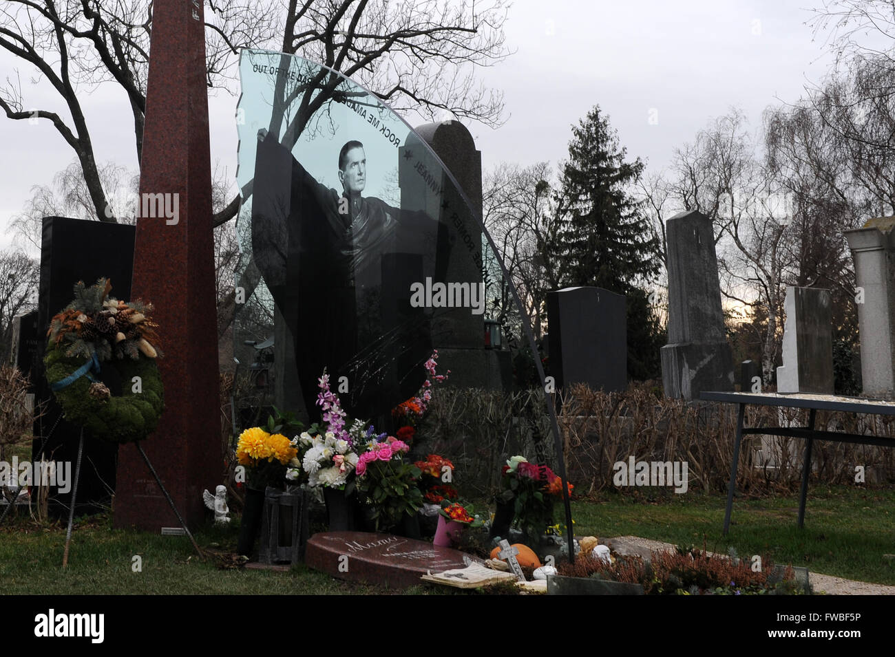 Final resting place for Austrian singer Falco aka Johann Hölzl at ...