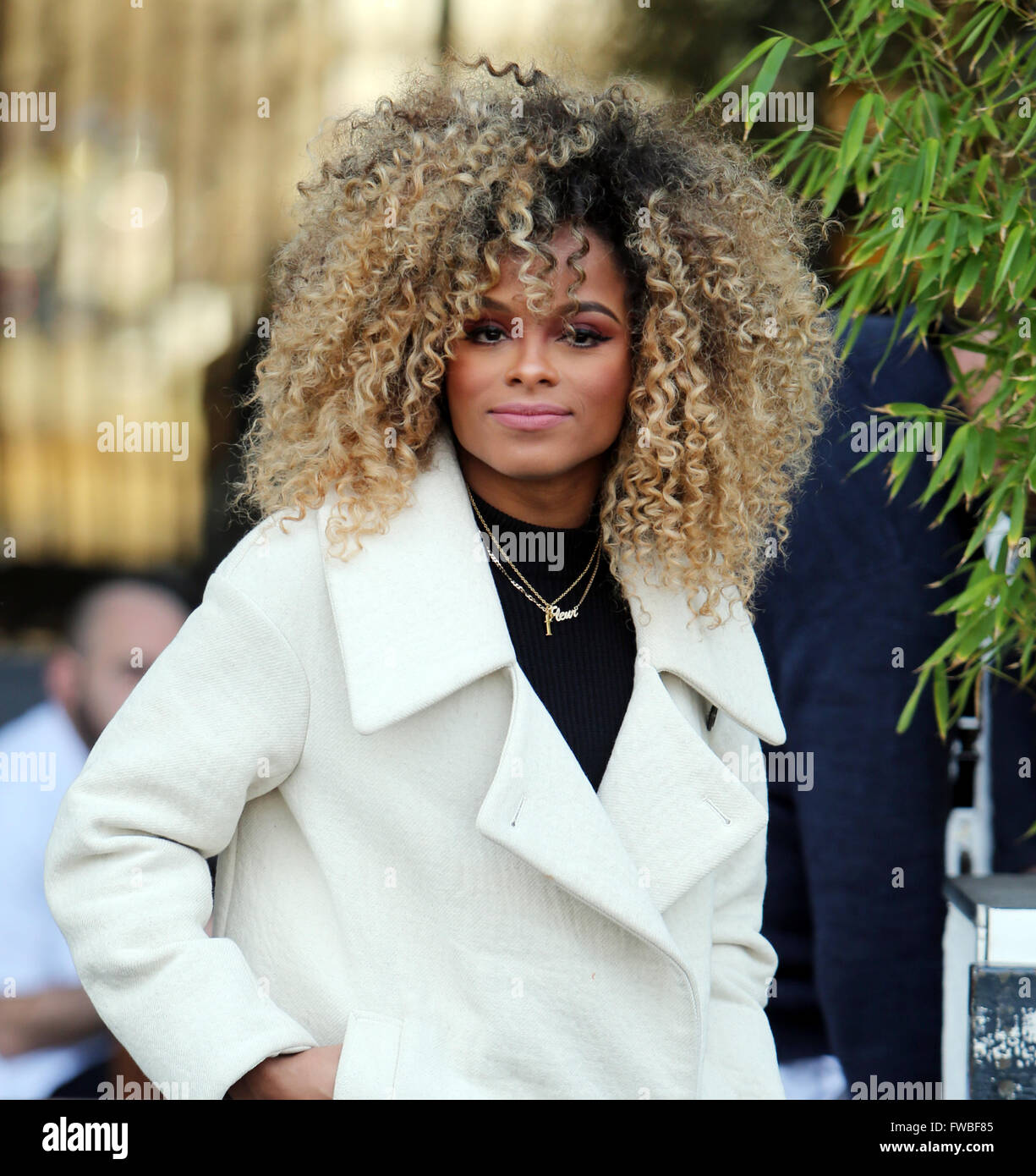 Fleur East outside ITV Studios Featuring: Fleur East Where: London ...