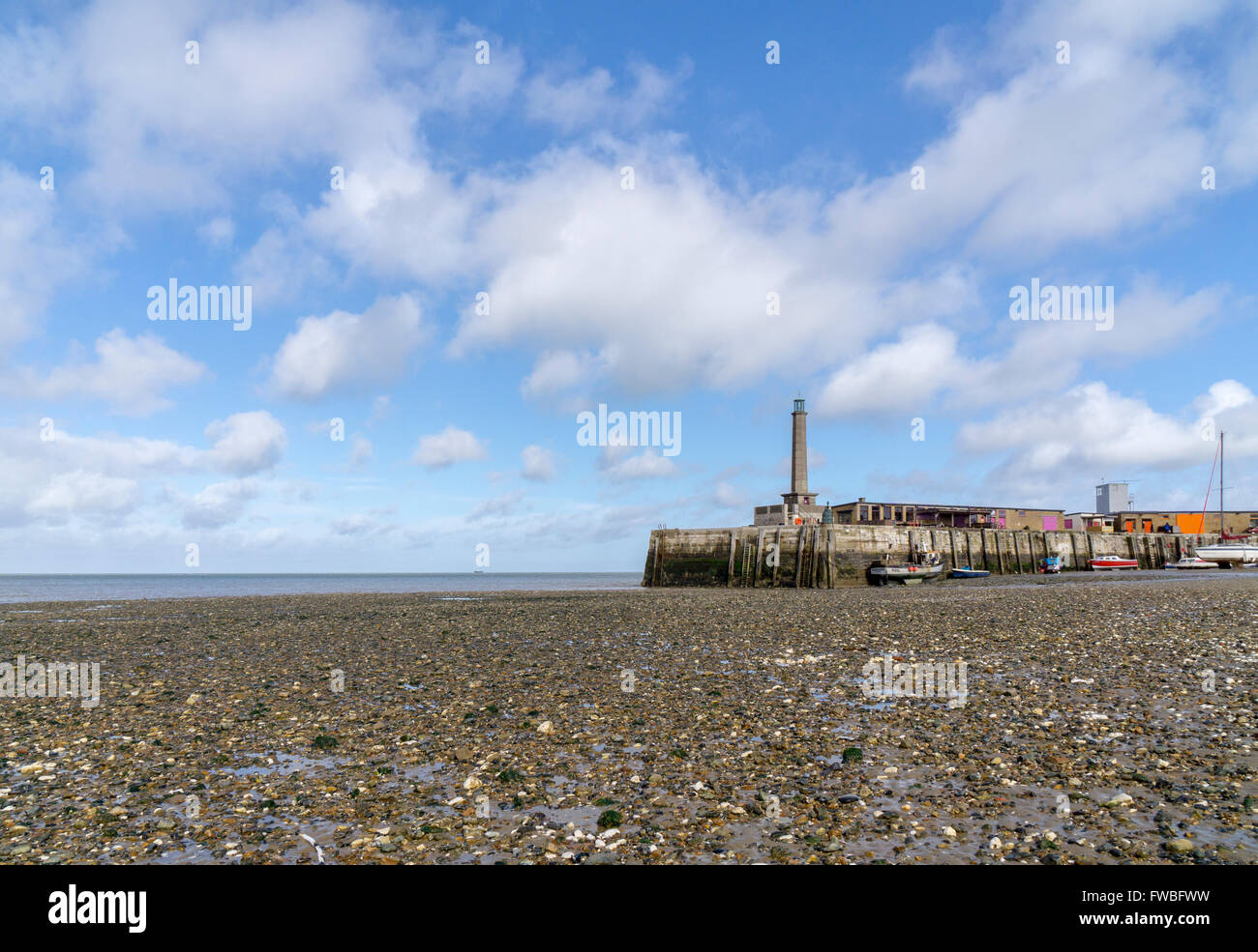 Harbour arm stone pier hi-res stock photography and images - Alamy