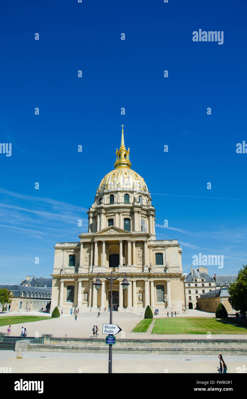 Paris - SEPTEMBER 15, 2012: Les Invalides House on September 15 in ...