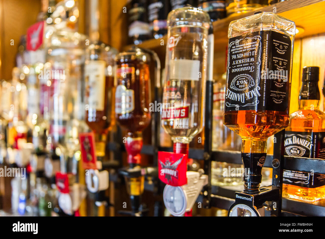 Bar in The Muskerry Arms, Blarney, County Cork, Ireland Stock Photo - Alamy