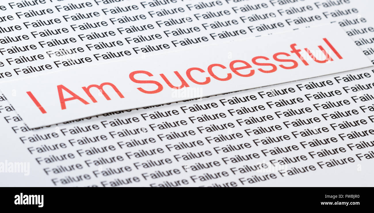 concept image using printed words and a play on focus with a shallow ...