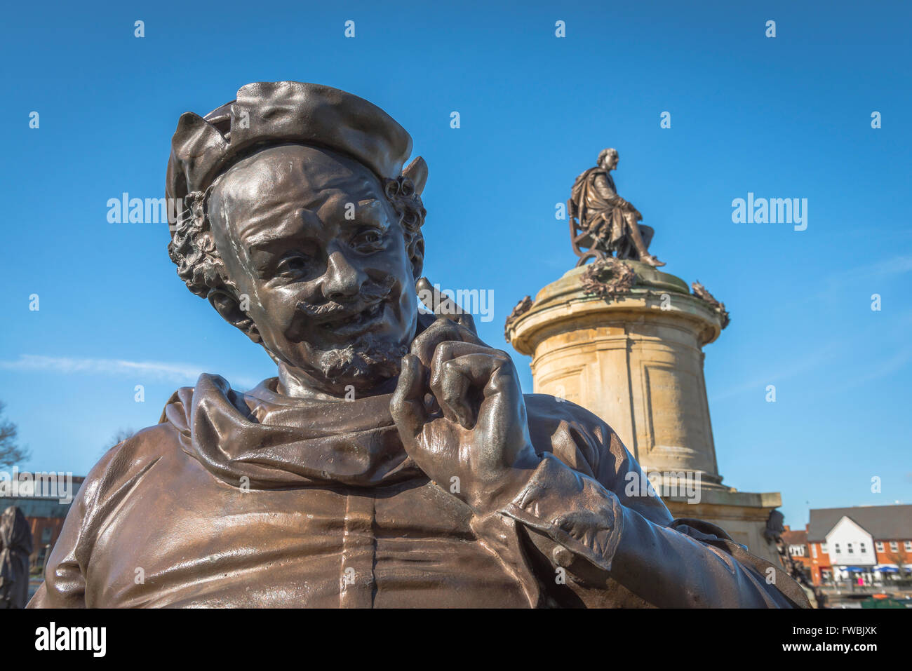 Shakespeare statue stratford hi-res stock photography and images - Alamy