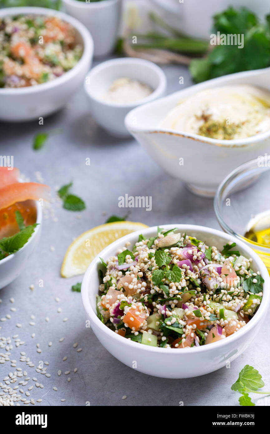 Serving tomato cucumber salad small hi-res stock photography and images ...