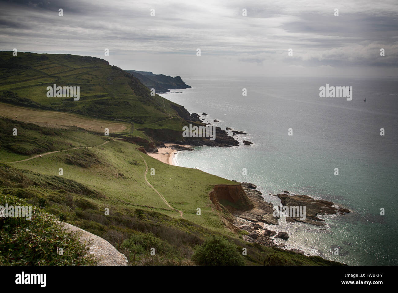 Sea Cliff view Stock Photo - Alamy