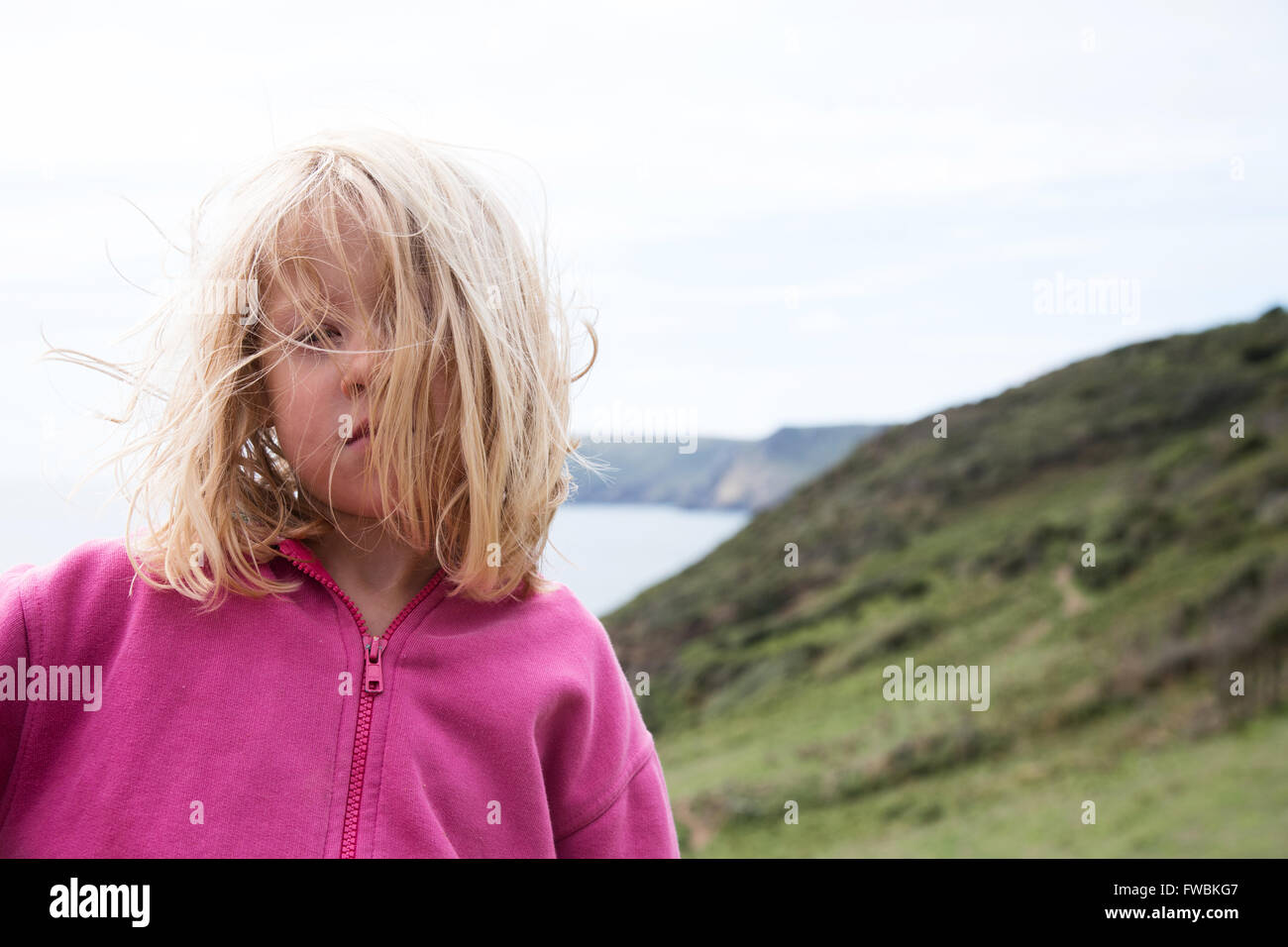 Hair Over Face High Resolution Stock Photography and Images - Alamy