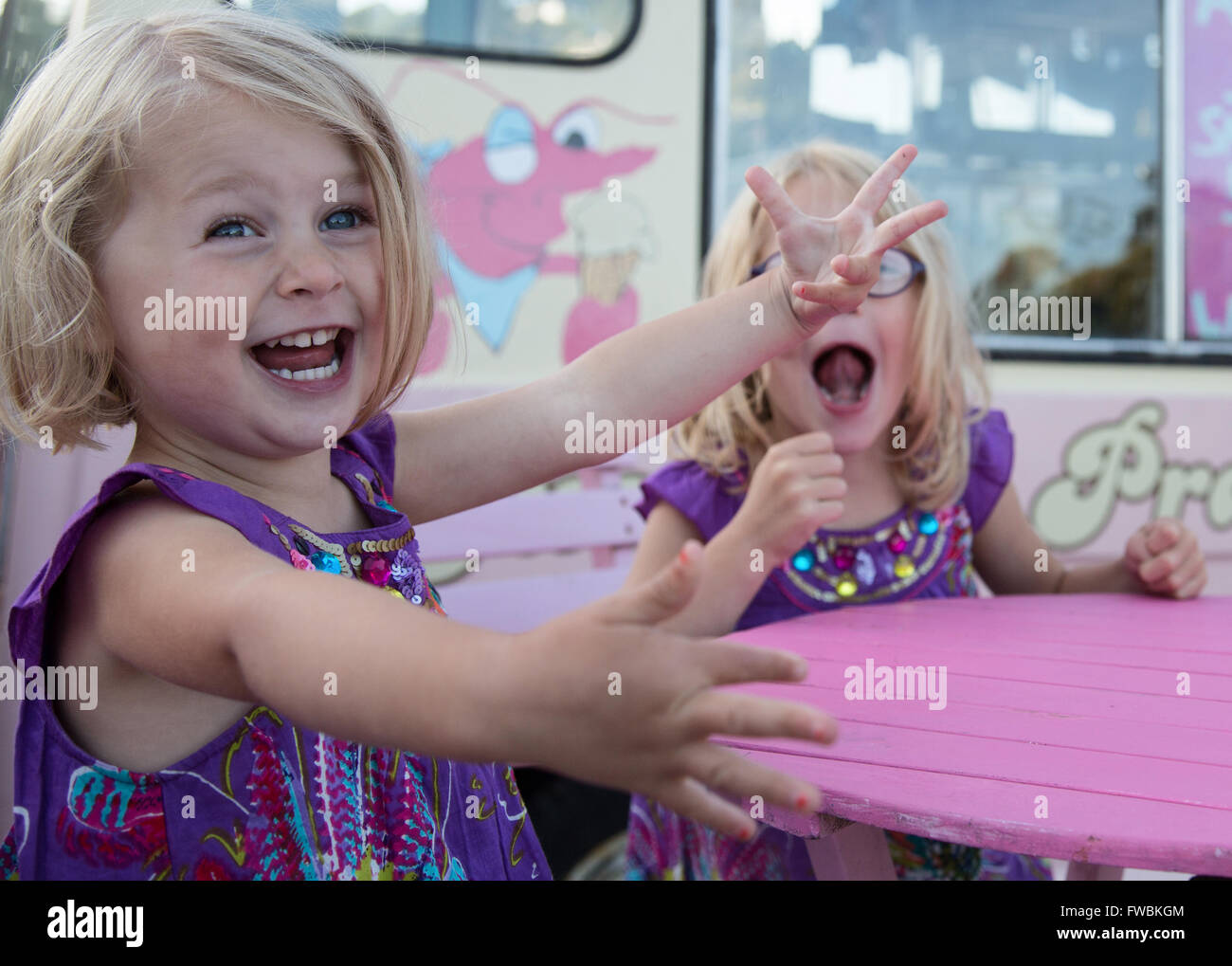 Children playing in dresses hi-res stock photography and images - Alamy
