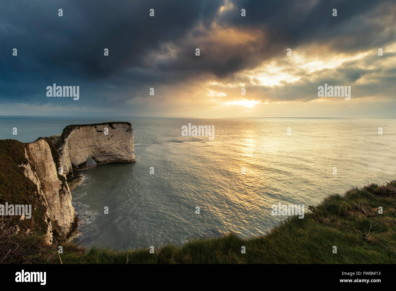 Stunning cliff formation landscape during beautiful sunrise Stock Photo ...