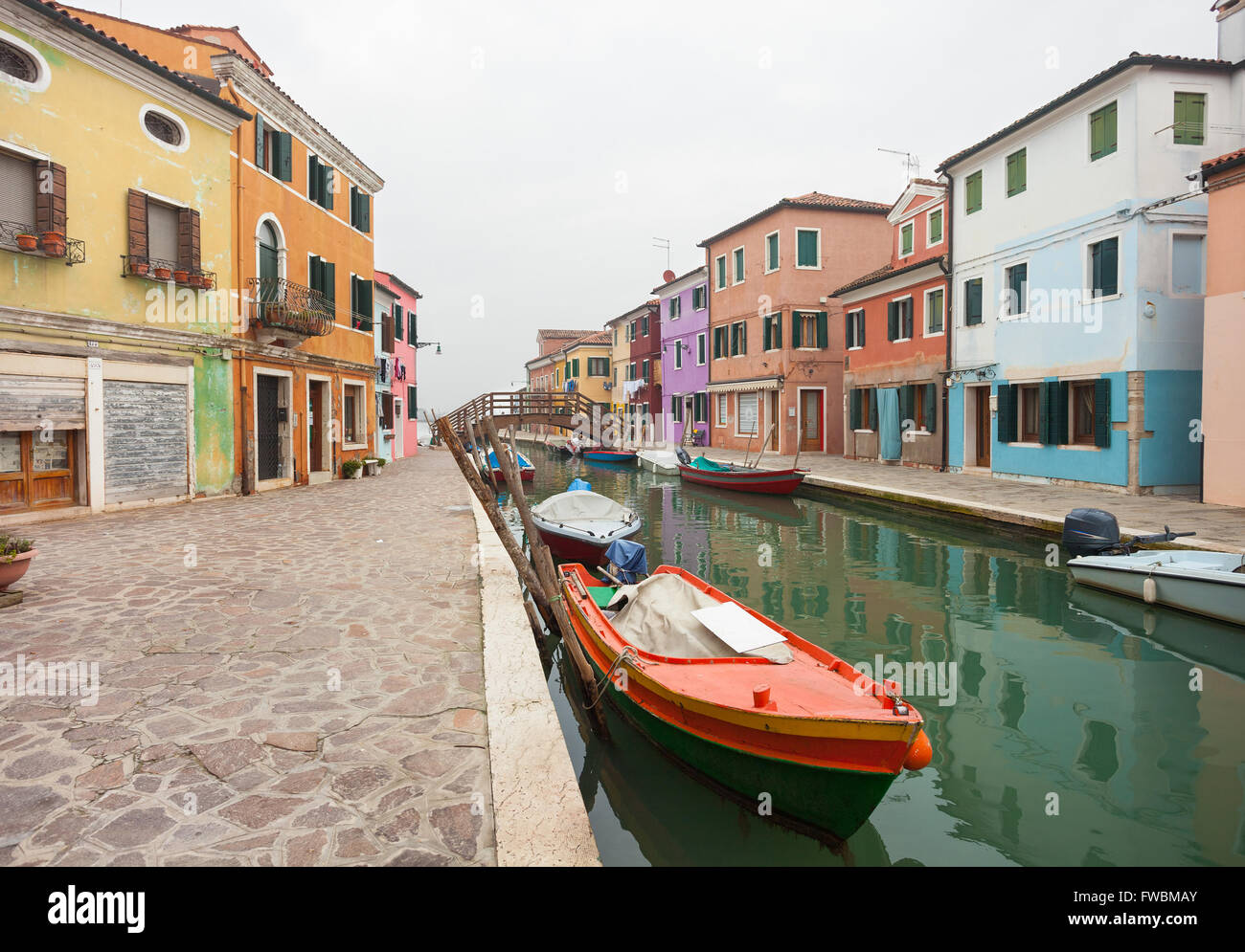 Vintage view from the burano island hi-res stock photography and images ...