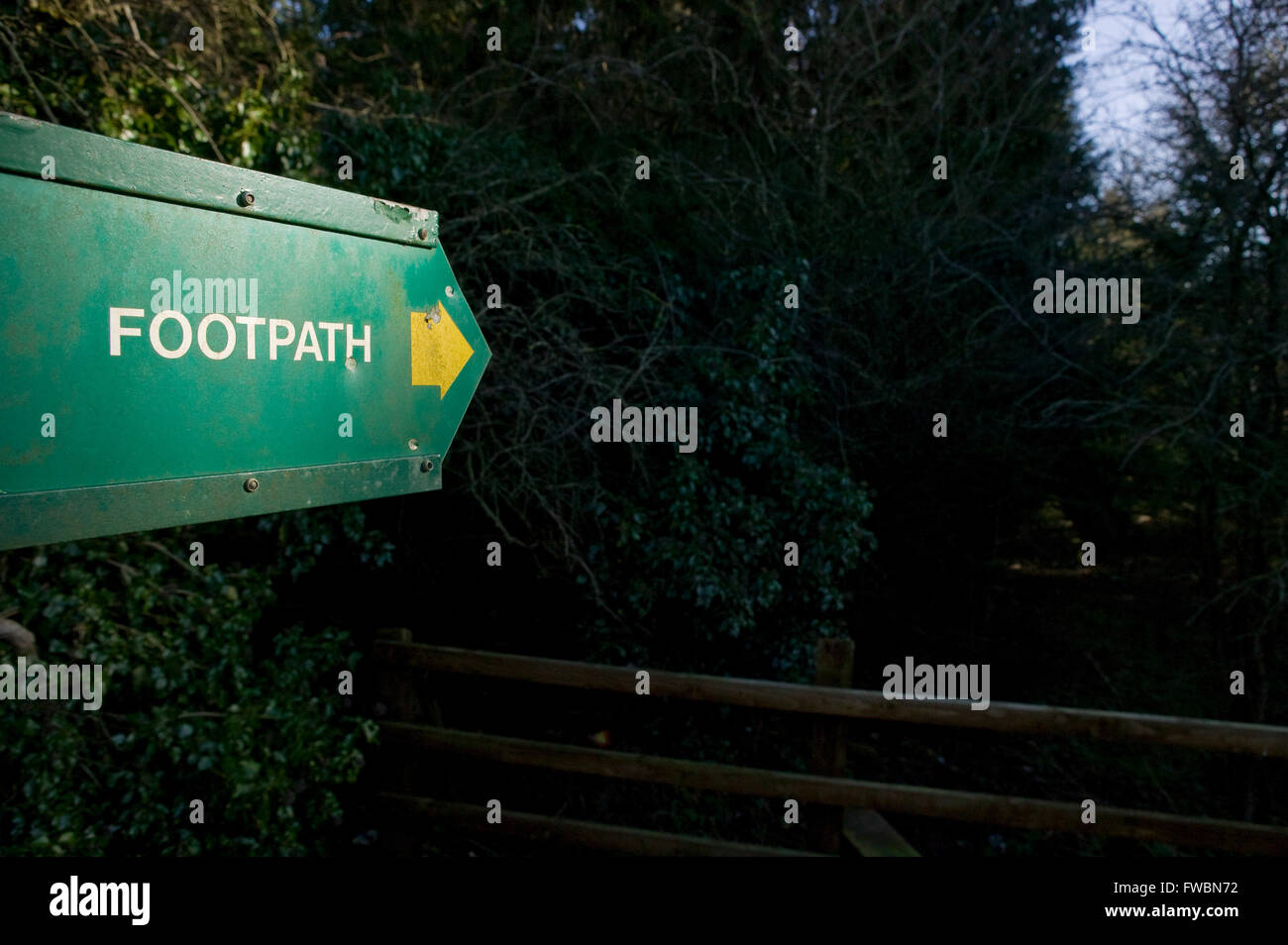 Footpath to be followed hi-res stock photography and images - Alamy