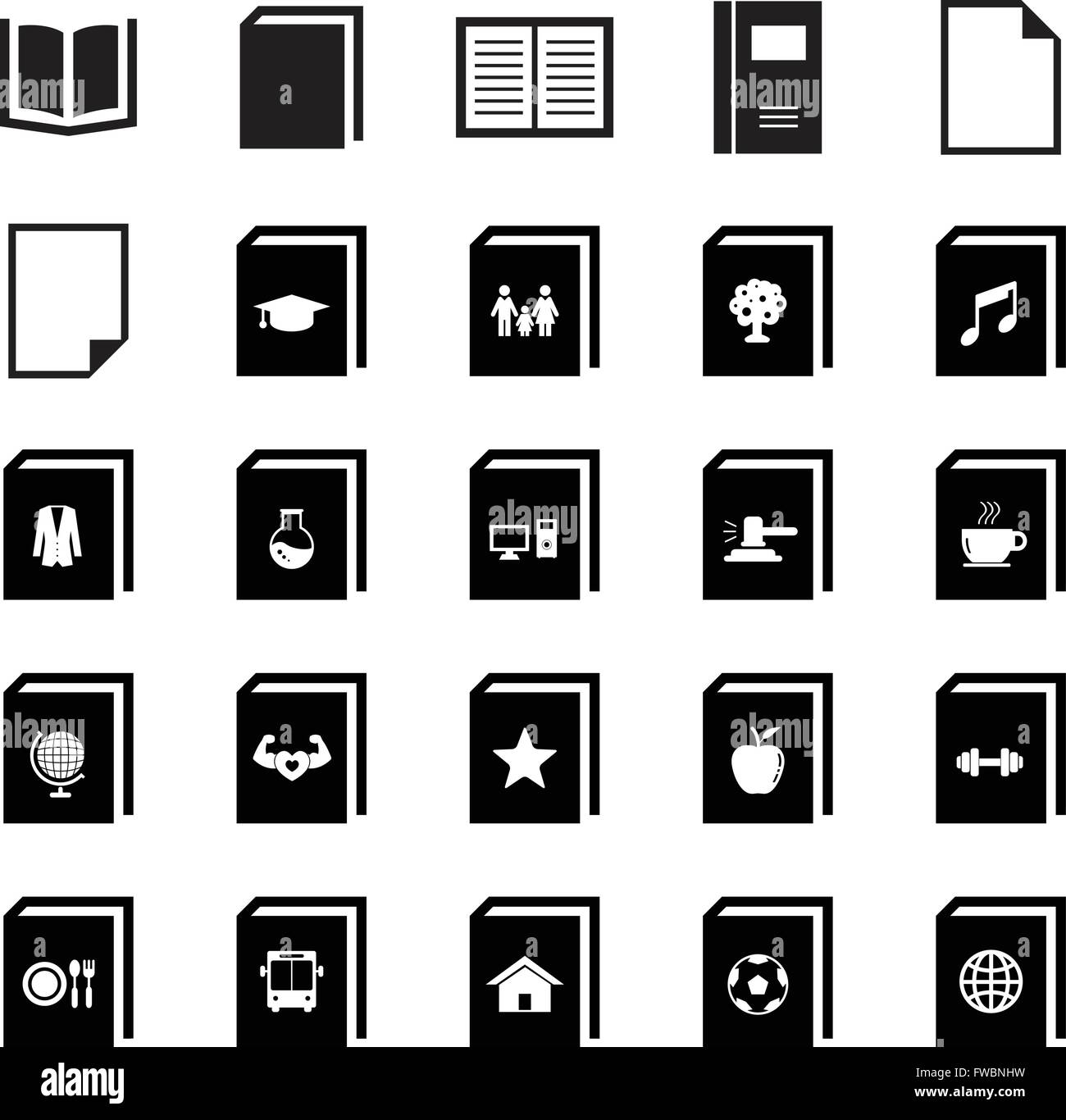 Book icon hi-res stock photography and images - Alamy