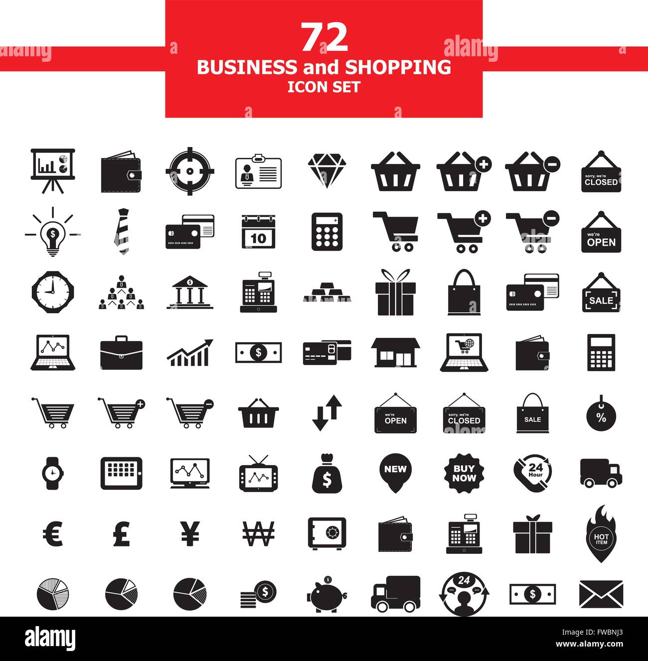 Online basket shop icon hi-res stock photography and images - Alamy