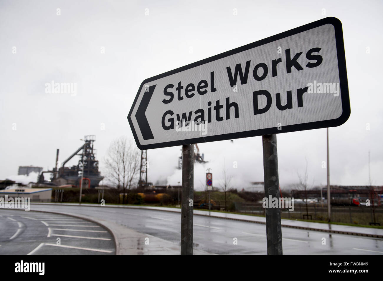 Tata steel works port talbot hi-res stock photography and images - Alamy