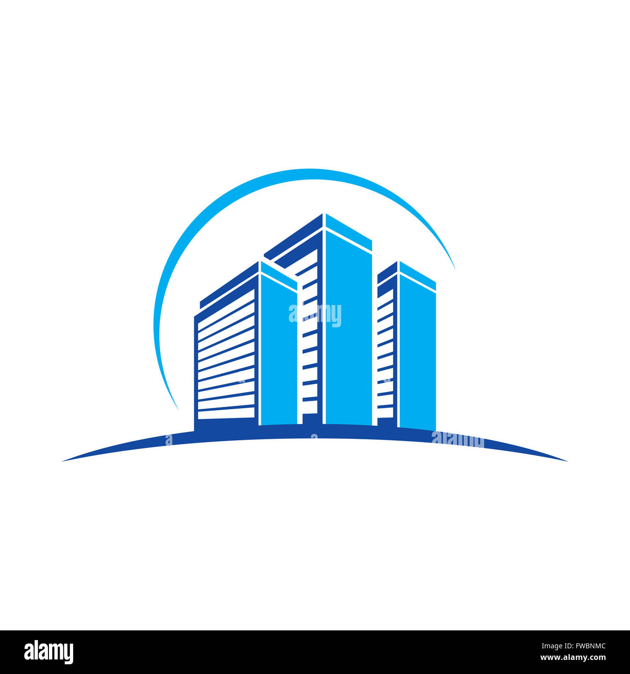 Office building commercial building Cut Out Stock Images & Pictures - Alamy