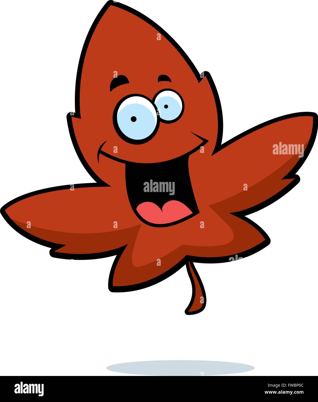 Cartoon maple leaf autumn hi-res stock photography and images - Alamy