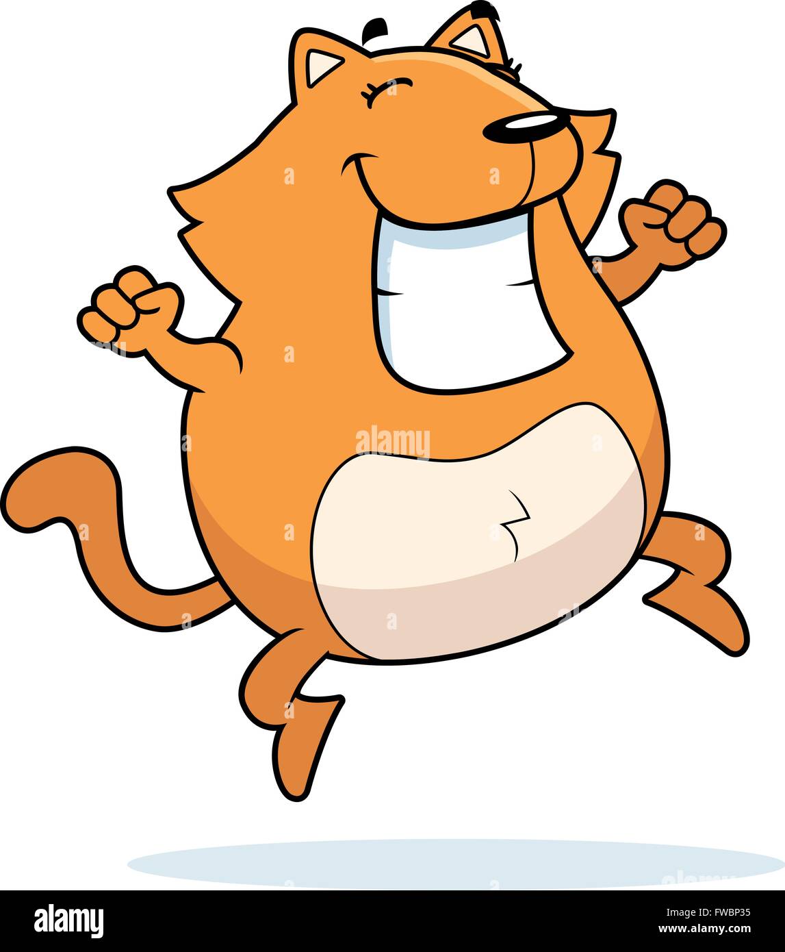 Cat jumping Stock Vector Images - Alamy