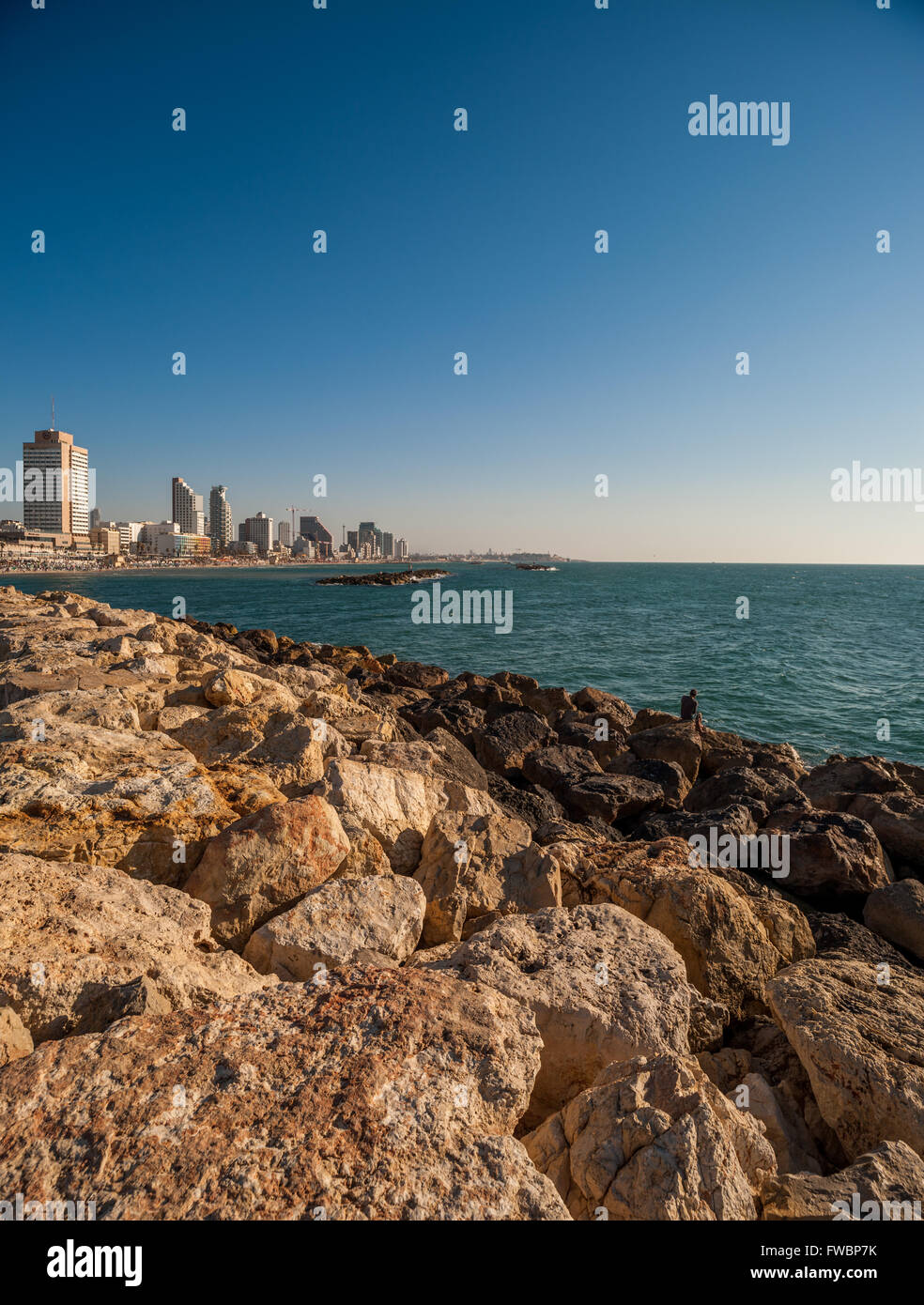 Israel, Tel Aviv, cityscape taken from the marina Stock Photo - Alamy