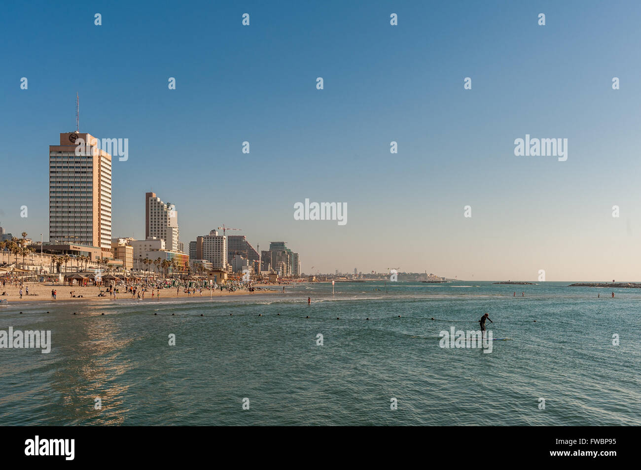 Israel, Tel Aviv, cityscape taken from the marina Stock Photo - Alamy