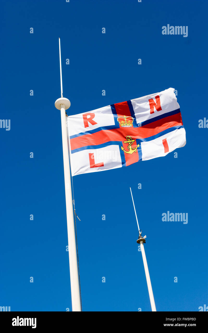 Royal national lifeboat institution flag hi-res stock photography and ...