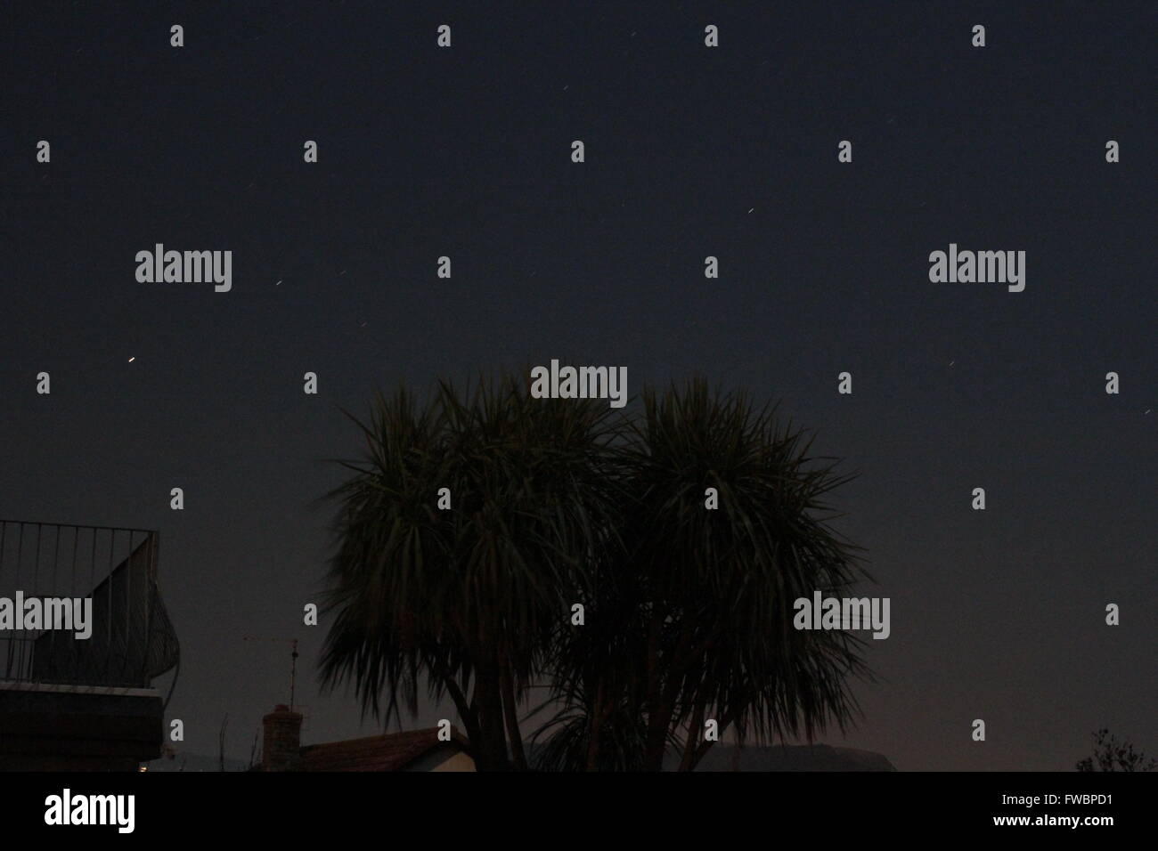 Starry sky balcony hi-res stock photography and images - Alamy