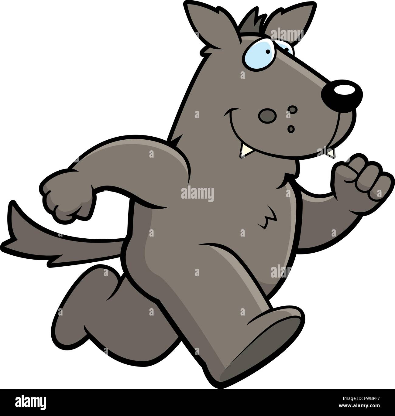 Wolf cartoon hi-res stock photography and images - Alamy