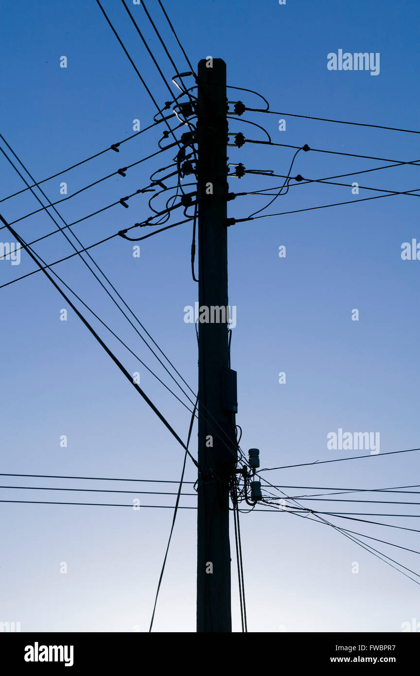 Sign on utility pole hi-res stock photography and images - Alamy
