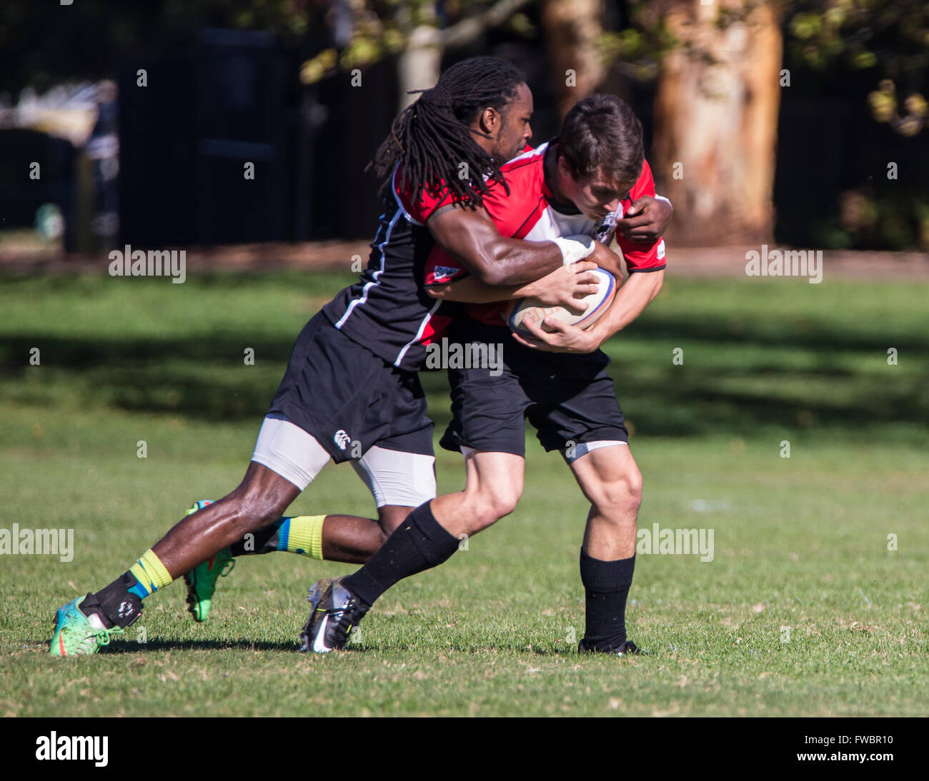 Rugby action in Redding, California on a Fall day Stock Photo - Alamy