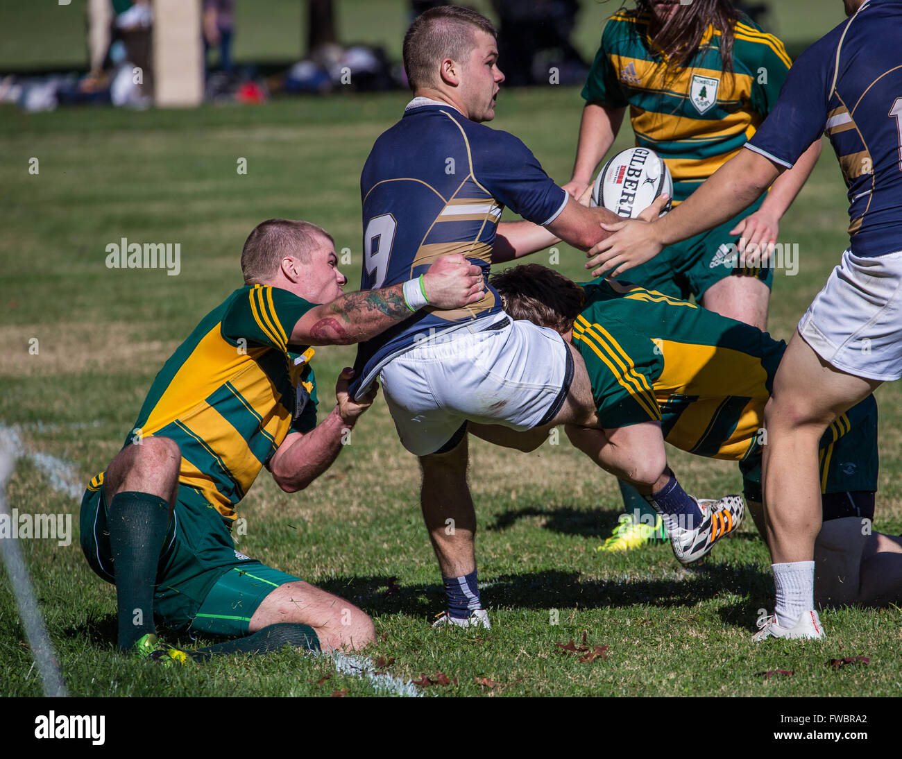 Rugby action in Redding, California on a Fall day Stock Photo - Alamy