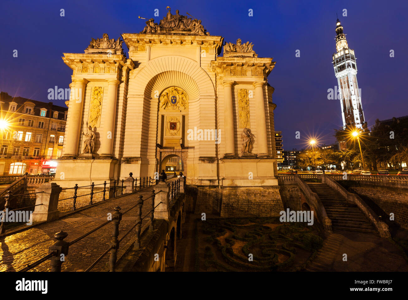 Paris gate in lille hi-res stock photography and images - Alamy