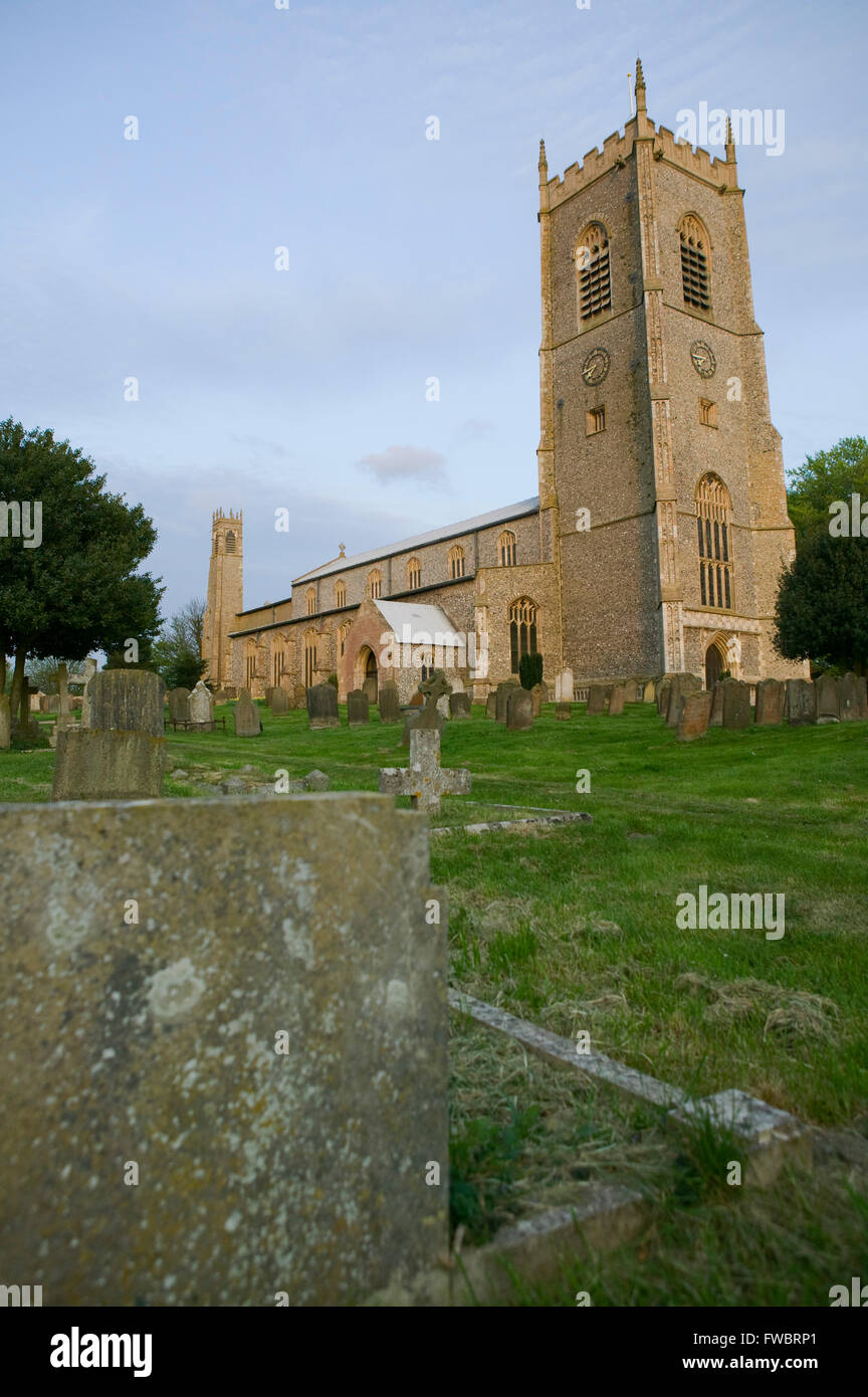 St Nicholas s church Blakeney North Norfolk UK The church has a small ...
