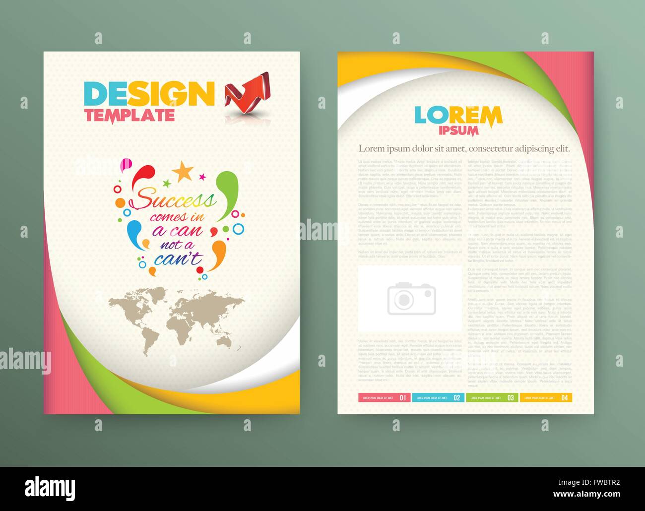 Leaflet layout design hi-res stock photography and images - Alamy
