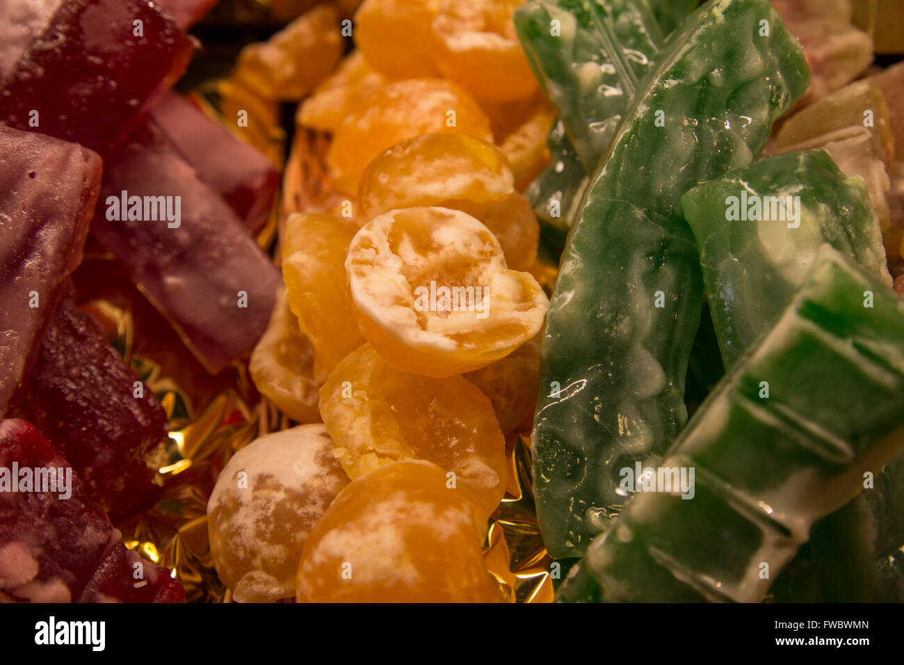 Candied fruit red hi-res stock photography and images - Alamy