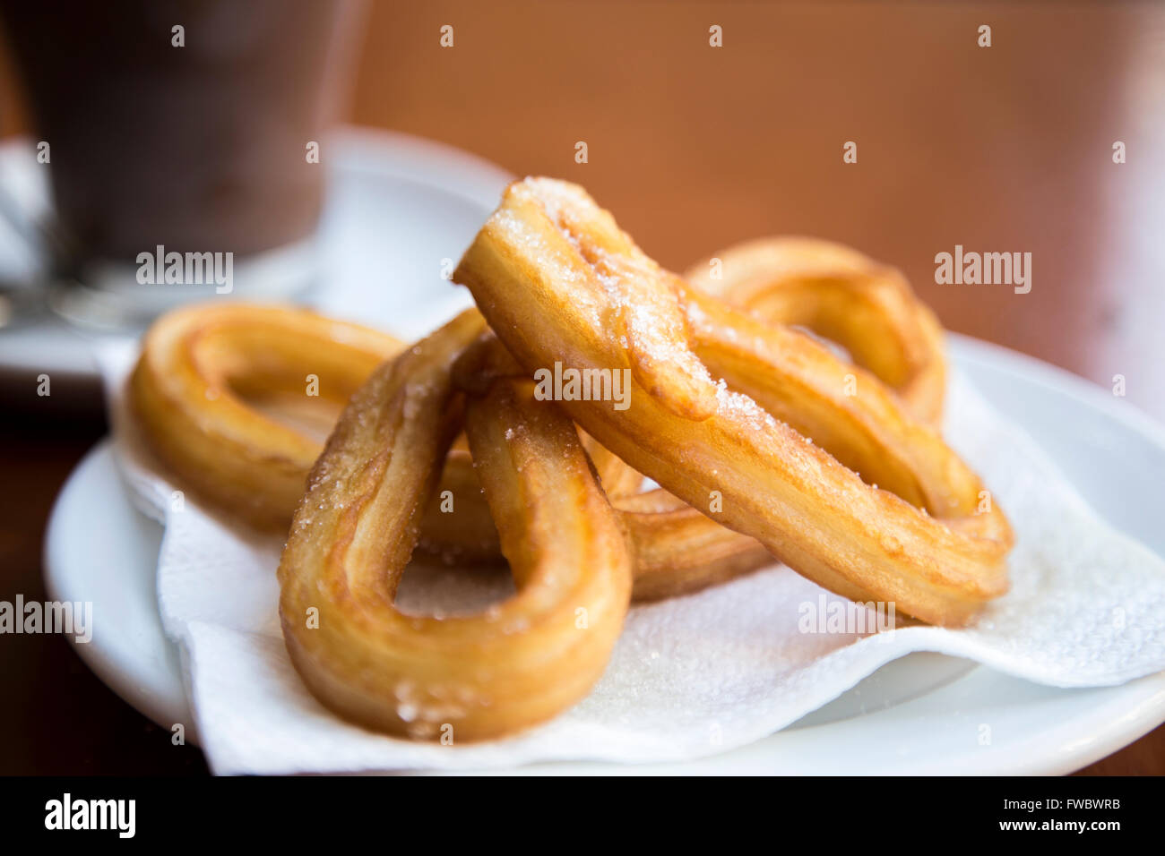 Churros Chocolate High Resolution Stock Photography and Images - Alamy