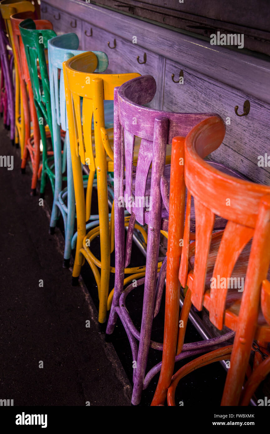 Market stools hi-res stock photography and images - Alamy