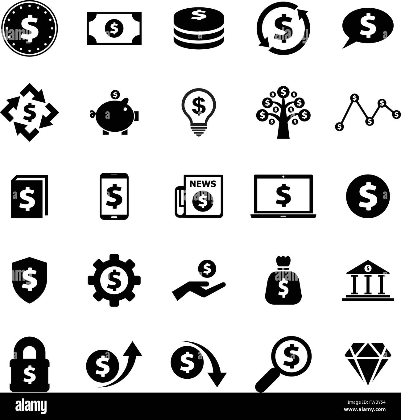 Wealth savings vector vectors hi-res stock photography and images - Alamy